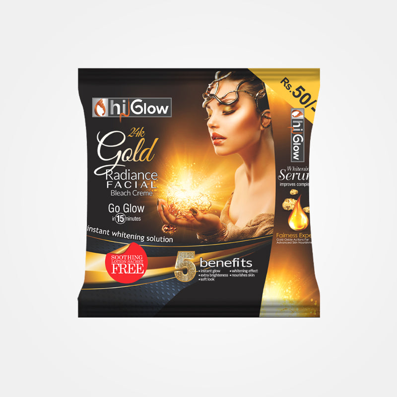 HI GLOW 24K GOLD BLEACH CREAM – Beauty Icon Group