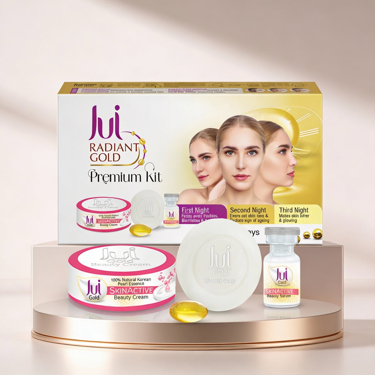 JUI RADIANT GOLD PREMIUM KIT – Beauty Icon Group